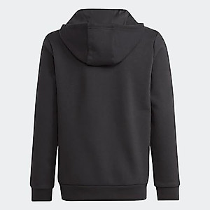 adidas Originals unisex child Adicolor Hoodie Hooded Sweatshirt, Black/White, Large US