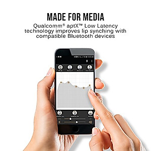 MEE audio EarBoost EB1 Bluetooth Wireless Adaptive Audio Enhancement Earphones