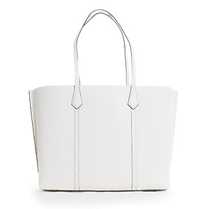 Tory Burch Women's New Ivory Triple Compartment Perry Leather Tote Handbag