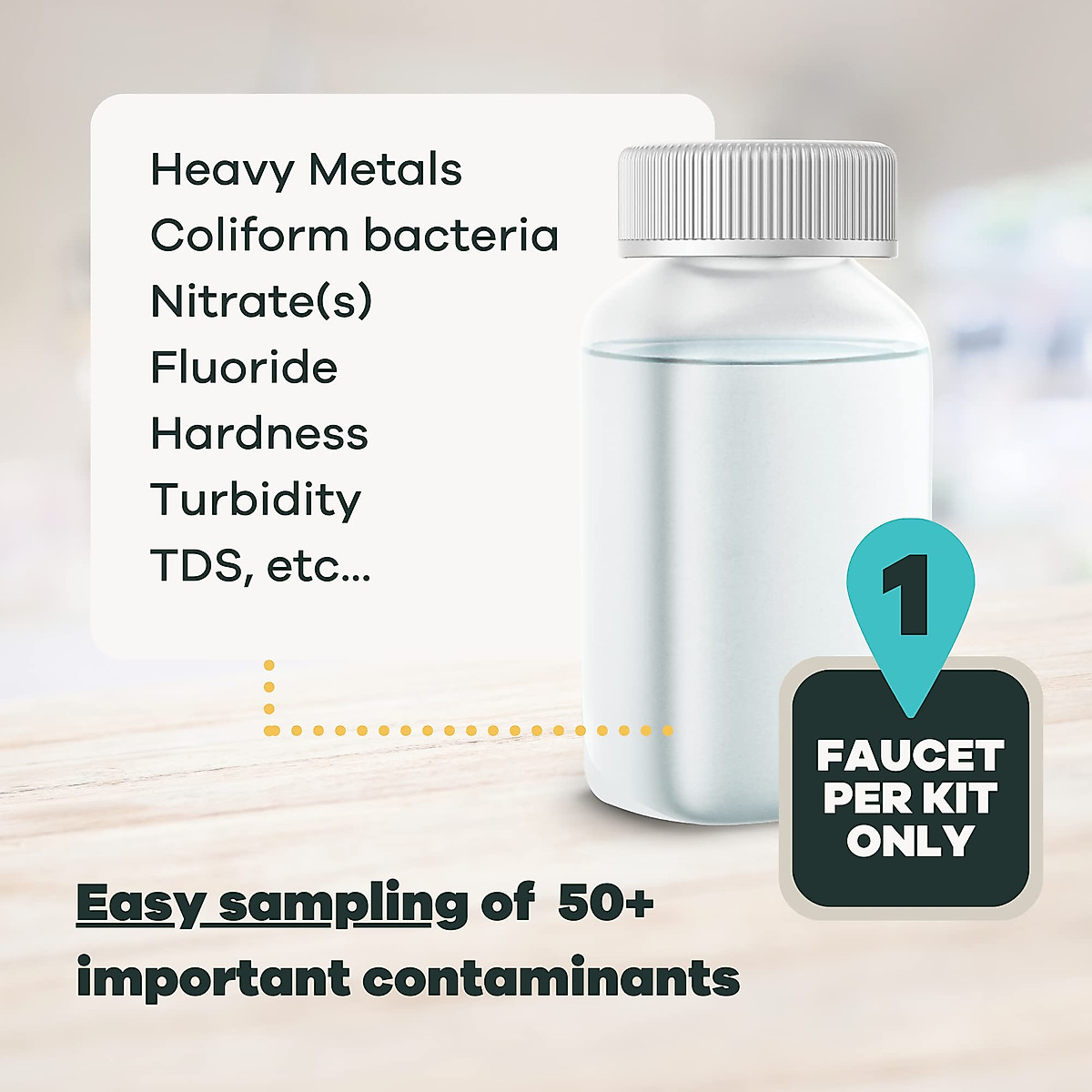 Advanced Spring Water Test Kit | Full Tap Score Report | EPA Certified Drinking Water Labs | #1 Best Home Water Test 2021-24 NYT Wirecutter | 100% Unbiased