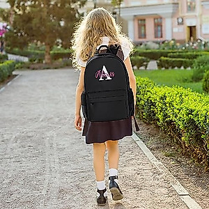 Custom Backpack Personalized Backpack With Add Your Name/Text,Casual Shoulder Bag Customize Travel Laptop Backpack for Women