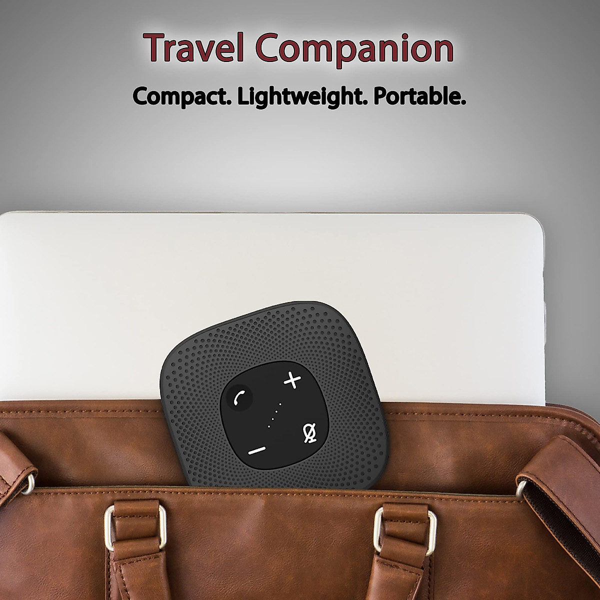 CA Essential Speakerphone SP-2000 - USB and Bluetooth Speakerphone, Clear Sound, 360 Degree Noise Cancelling Microphone with 3m Range, 66 Ft BT Wireless Range, by Cyber Acoustics