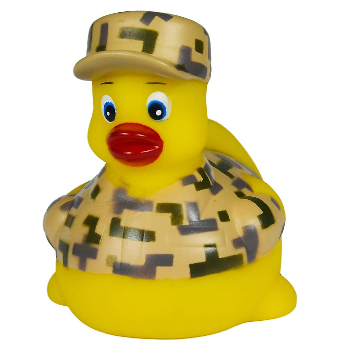 BGick Army Rubber Duck, New, US Army Camouflage Dressed Floater Toy Rubber Duck for Patriotic Theme, Pride & Might Expressed, Gift Showing US Military Might, Birthday Baby Shower General Gift& Might