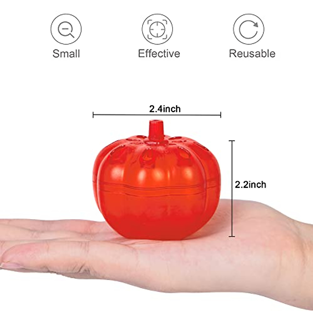 Stingmon 4 Pack Gnat Traps Killer Indoor, Reusable Fruit Fly Killer for Indoors, Fly Catcher for Bugs/Mosquitoes/Gnats