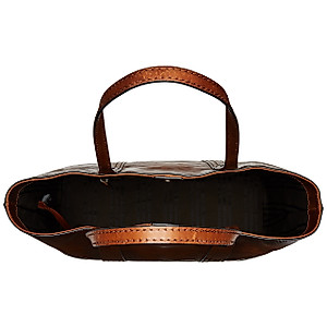 Frye womens Melissa Shopper Shoulder Handbag, Cognac, One Size US