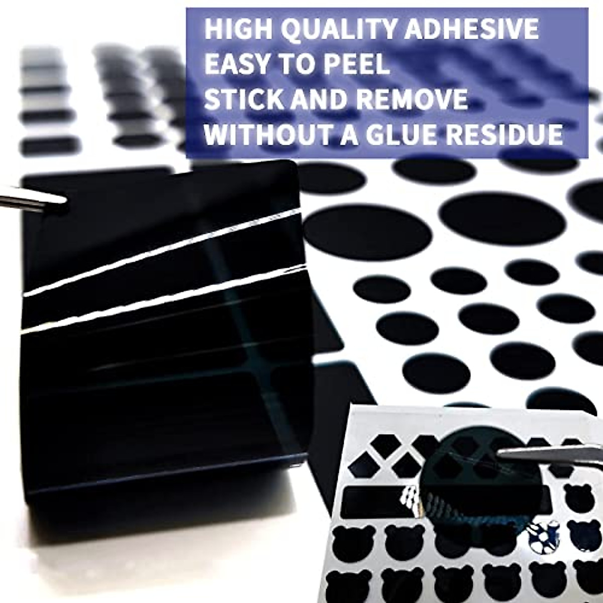 Birllaid Light Blocking Stickers, LED Dimming Sheet Stickers for Routers, Clocks and Electrical Appliances, Blocking Light 60% ~ 80%