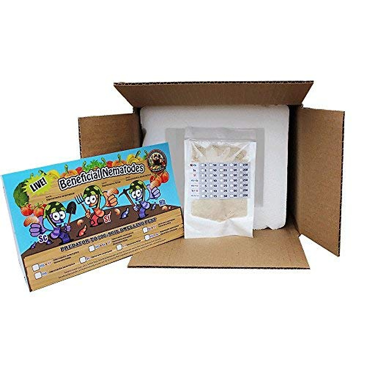 NaturesGoodGuys - Beneficial Nematodes Heterorhabditis Bacteriophora - HB (5 Million)