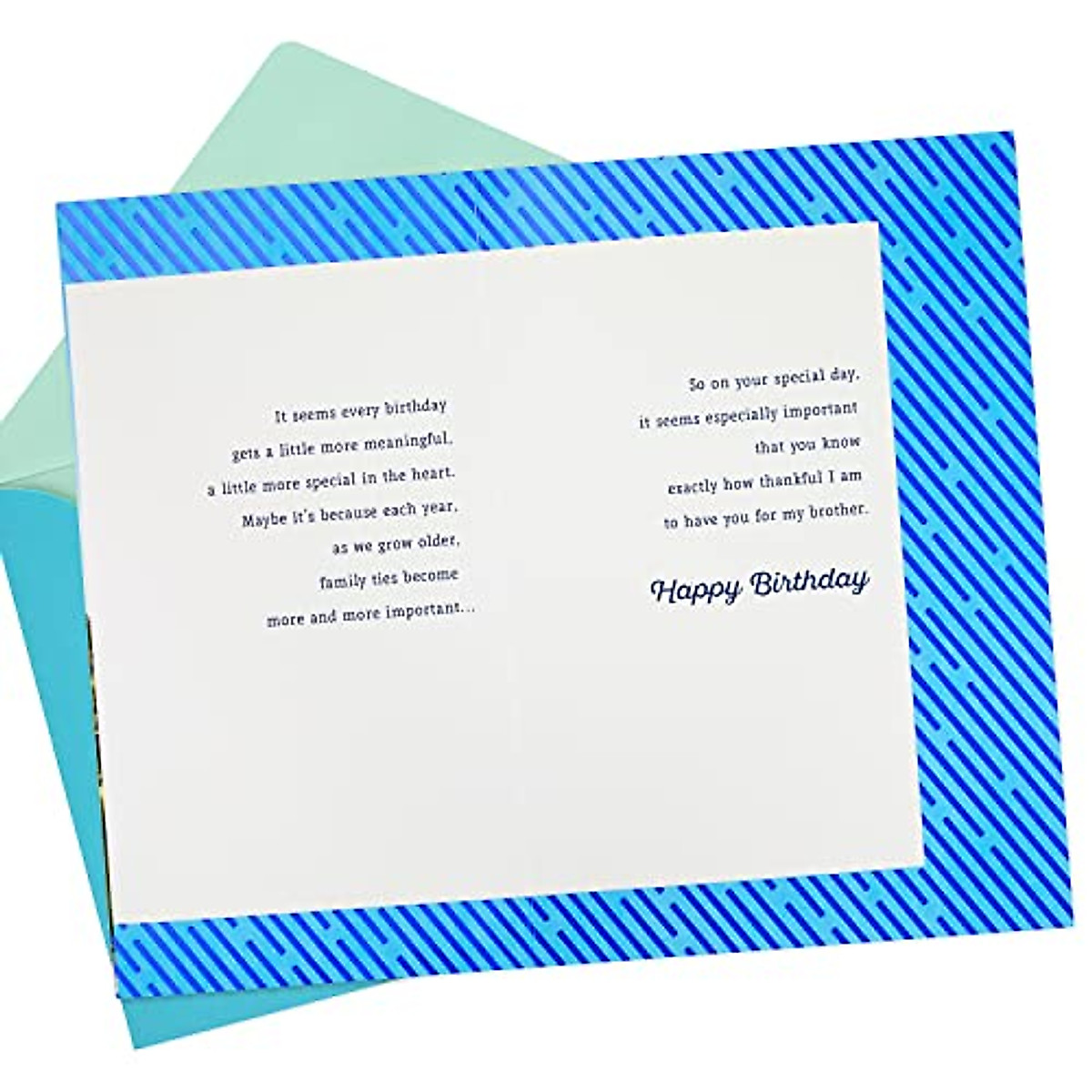 Hallmark Birthday Card for Brother (So Thankful)