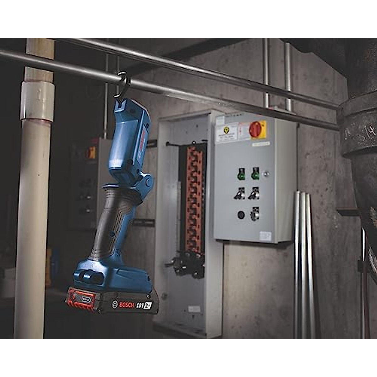 BOSCH GXL18V-901B25 18V 9-Tool Combo Kit 2-In-1 Bit/Socket Impact Driver, Hammer Drill/Driver, Recip Saw, Circ Saw, Oscillating Tool, Angle Grinder, Vacuum, Worklight, (2) CORE18V 4 Ah Batteries