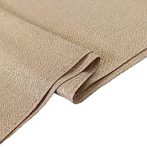 LMVERNA Women's Sparkling Glitter Pashmina Scarf Shimmer Reversible Shawls and Wraps Scarf for Women(Gold)