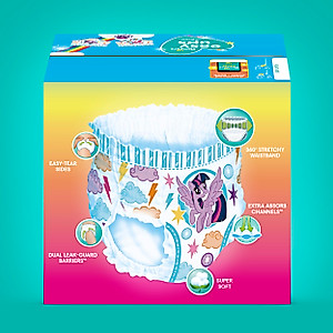 Pampers Training Pants - Easy Ups Girls & Boys - Size 2T-3T, 140 Count, My Little Pony Potty Underwear (Packaging May Vary)