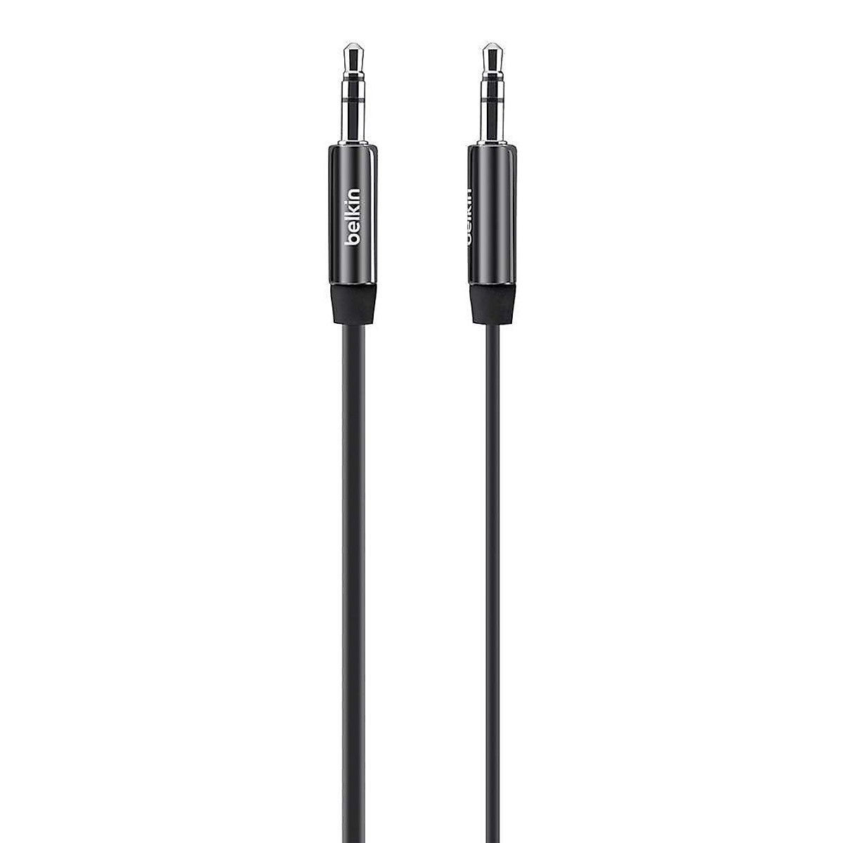 Belkin RockStarTM Lightning to 3.5mm Audio Cable + Audio Charger Splitter, 2-in-1 Aux iPhone Headphone Adapter & Charger Dongle Bundle with Belkin MiXiT Tangle-Free Aux / Auxiliary Cable, 3 Feet (Black) - AV10127tt03-BLK