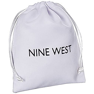 NINE WEST Women's Classics Silvertone Stretch Bangle Bracelet 3 Piece Set