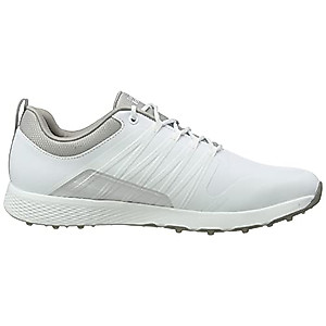 Skechers mens Elite 4 Waterproof Golf Shoe, White/Gray Victory, 10 Wide US