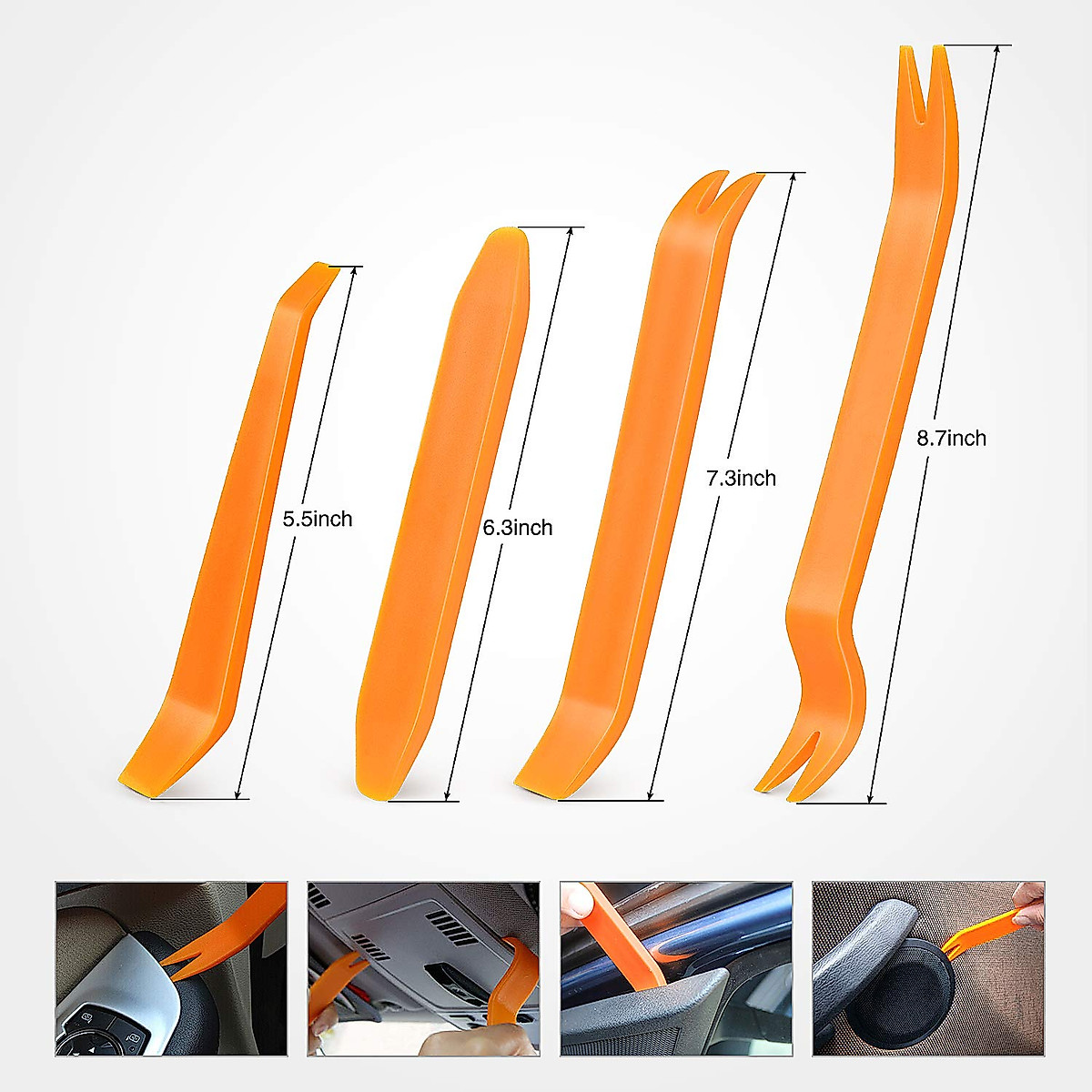 Nilight - CL-86 635Pcs Car Push Retainer Clips-16 Most Popular Sizes Nylon Bumper Fender Rivets Kit with 10 Cable Ties and Fasteners Remover for Toyota GM Ford Honda Acura Chrysler