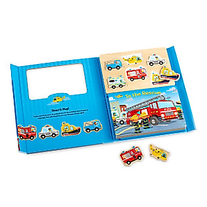 Melissa & Doug Book & Puzzle Play Set: On The Farm