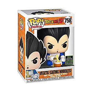Funko Pop! Animation: Dragonball Z - Vegeta Eating Noodles, Spring Convention Exclusive, Multicolor