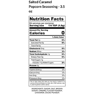 Popcorn Seasoning | Sweet 6 Pack | Chipotle Cinnamon Popcorn Seasoning | Salted Caramel Popcorn Seasoning | Campfire Chocolate Popcorn Seasoning | Peanut Butter Popcorn Seasoning | Cinnamon Sugar Popcorn Seasoning | Warm Apple Pie Popcorn Seasoning | Gift