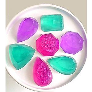 Gem Stones Soap Making Kit, Soap Molds, DIY Arts & Crafts Project, Gift & STEM Science Experiment for Kids Girls Boys Ages 8-12 and Up