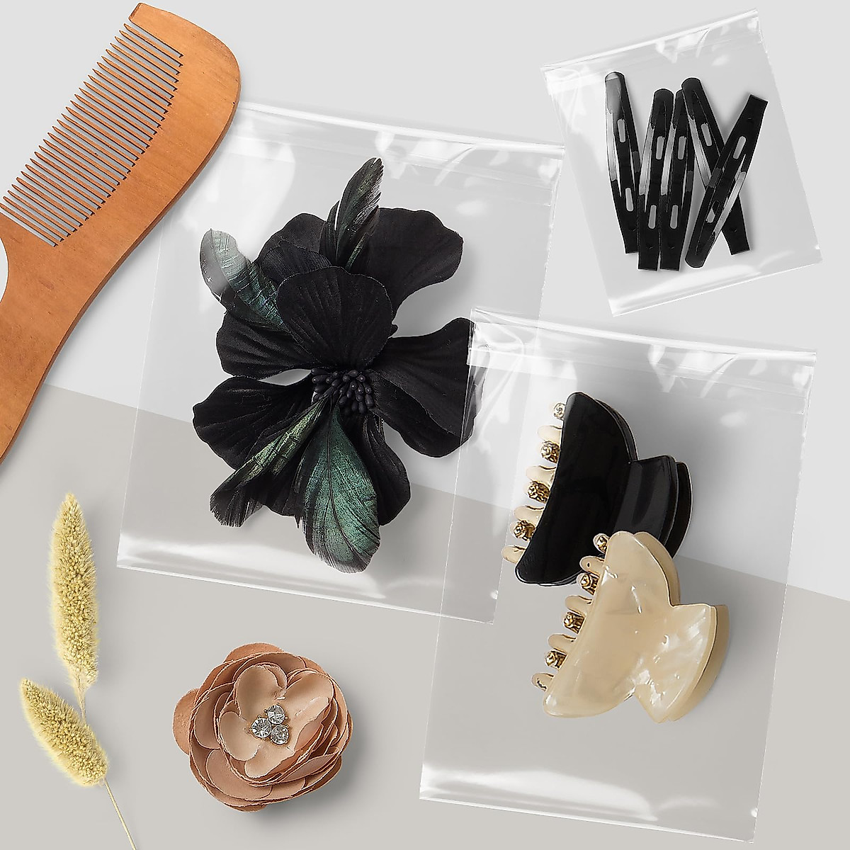 Golden State Art, Pack of 100 11 1/4 x 14 1/8 Clear Bags for 11x14 Mat Matting