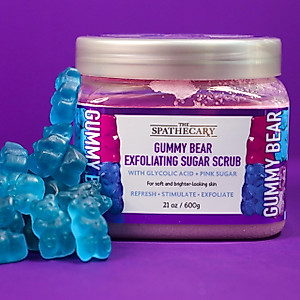 The Spathecary Body Scrub, Exfoliating-Nourishing-Refreshing-Smoothing Body Care 21 oz. (21 oz, Gummy Bear)