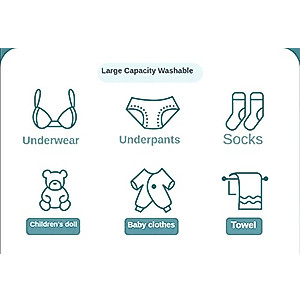 Mini Washing Machine - 27W High Power Turbo Washer Multifunctional Portable Washing Machine USB Powered Mode, Suitable for Travel, Camping, Student Dorm, Business Travel