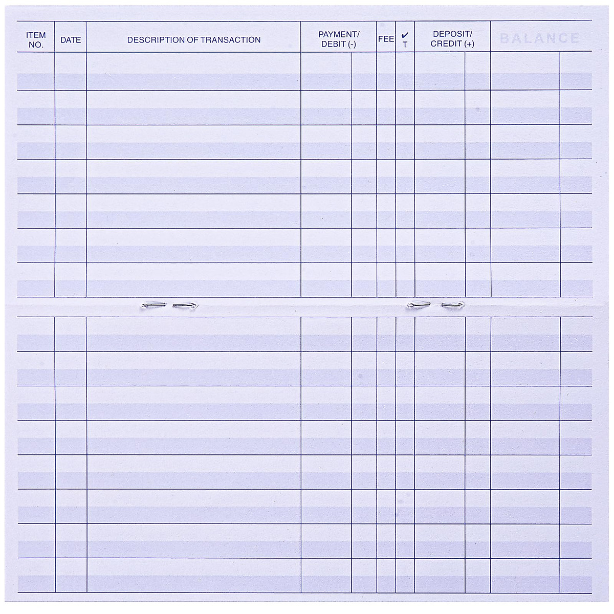 24 PCS Check Registers for Personal Checkbook, Easy to Read Checkbook Register