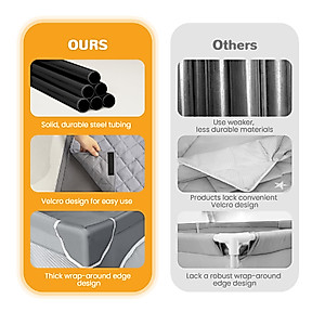 Baby Playpen for Babies and Toddlers, 71 x 59 inch Baby Play Yards, Kids Play Pen for Indoor & Outdoor, Large Baby Playpen, Toddler Play Yard with Carrying Bag, Anti-Slip Base, Li'l Pengyu