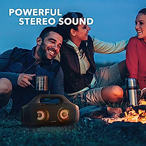 Anker Soundcore Select Pro, Outdoor Bluetooth Speaker with BassUp Technology, IPX7 Waterproof, 16H Playtime (Renewed), Black