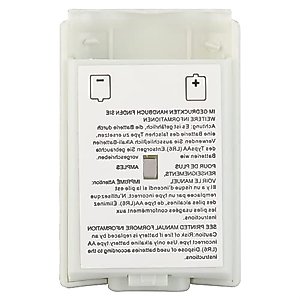 Battery Cover, Shell Case Cover Kit Anti-Abrasion Oil Injection Process Easy to Install for Game Console Controller(White)