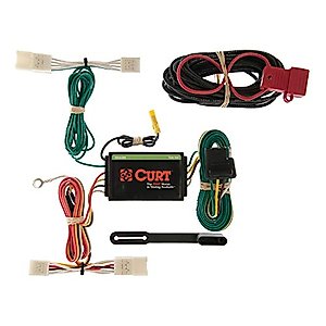 CURT 55400 Vehicle-Side Custom 4-Pin Trailer Wiring Harness, Fits Select Toyota Highlander, Hyundai Azera Sedan V6 , Black