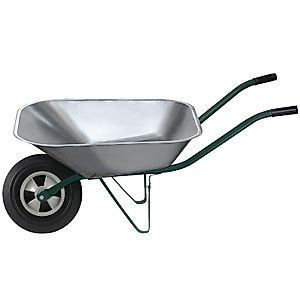 HAKZEON 2 PCS 10 Inch Solid Rubber Hand Truck Wheels,Utility Rubber Replacement Tires with 5/8 Inch Axle Hole, Heavy Duty Airless for Hand Truck, Wagons, Cart, 330lbs Loading Capacity