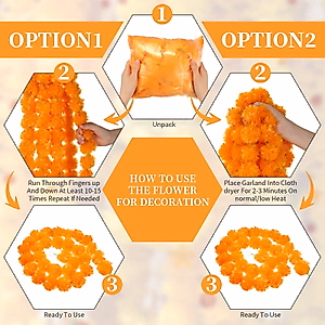 Cindeer 35 Pack Day of The Dead Decoration Mexican Party Banners Include 30 Pack Papel Picado Banner Fiesta Hanging Flags 5 Pcs 5 Feet Marigold Garland Flowers Fiesta Dia De Los Muertos Decor