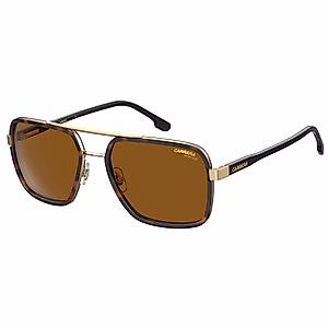 Carrera 256/S Gold/Brown 58/18/140 men Sunglasses