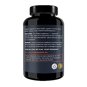 NaturalPQQ - Cellular Energy - 20mg PQQ (Pyrroloquinoline Quinone), Mitochondrial Biogenesis