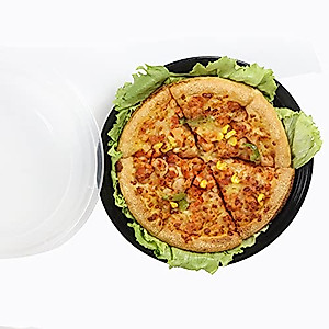 HYMEEE 48oz round food salad bowls with lids reusable takeout large meal prep containers BPA free to go freeze bento lunch boxes microwave dishwasher safe 10Pack