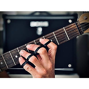 Riff BANDZ – Resistance Training Bands For Guitar Bass Banjo Piano Finger Speed System - Premium Set of 3 Hand Strengthener Accessories