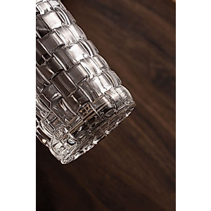 NiLor Clear Water Glasses Drinking Glasses 8.5 Ounce, Wine Glasses Set of 6, Glass Cups Set Drinkware Good for Party Wedding