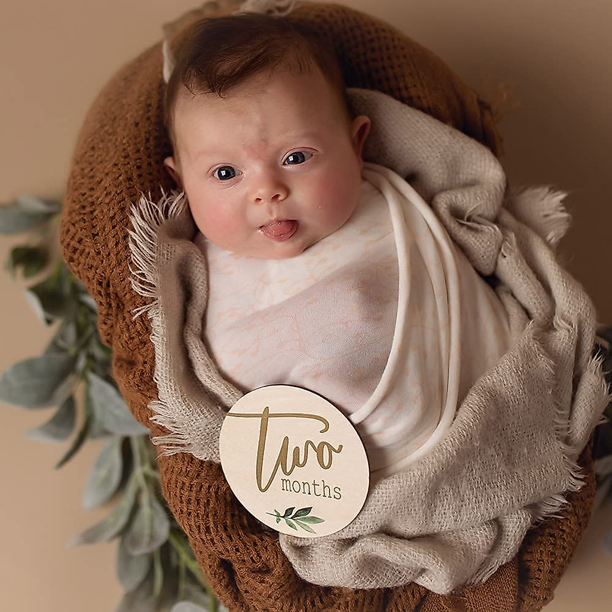 Botanical Monthly Milestone Cards