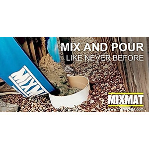 MixMat Best and Quickest Mixing Tool for Concrete, Cement, Mortar, Soils, and More