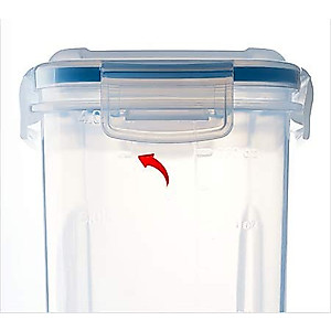 Komax Biokips Cereal Containers Storage Set of 2 – Airtight Food Storage Containers – Cereal Dispenser for All Dry Foods – BPA-Free Cereal Container Set for Pantry Organization and Storage (135 oz)