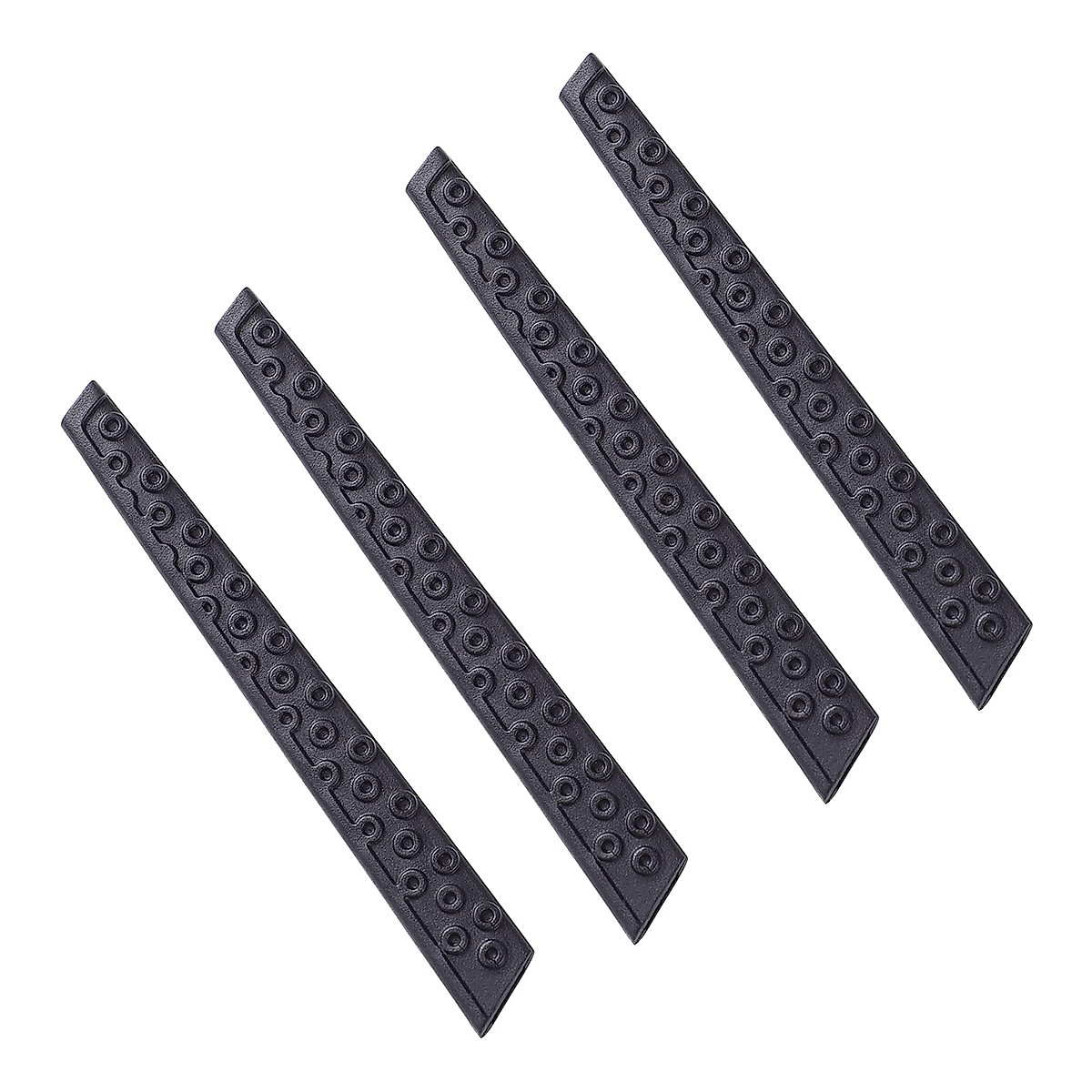 BLAZERBUCK Replacement Temple Sleeves Ear Socks for Oakley Currency OX8026 / Twin Shock OX3095 Eyeglass - Black + Black