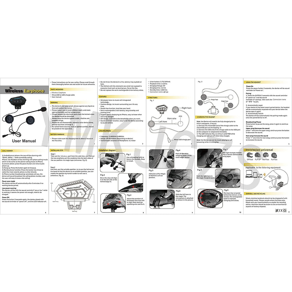 YMKJGZS Motorbike Motorcycle Modular Bluetooth Helmet DOT Approved Flip Up Front Helmets Integrated Dual Anti-Fog Visors Full Face Street Racing Helmet for Adults Men Women (14,M(57-58CM))