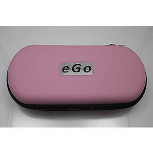 Pink Universal Ego Zippered Case with Mesh Pockets for Vaporizer Hookah Vape Pen