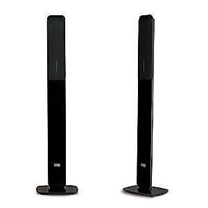 Acoustic Audio AAT5005 Bluetooth Tower 5.1 Home Theater Speaker System with Digital Optical Input and 8" Powered Subwoofer