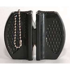 Knife Sharpener - Tungsten Carbide and Ceramic (Black)