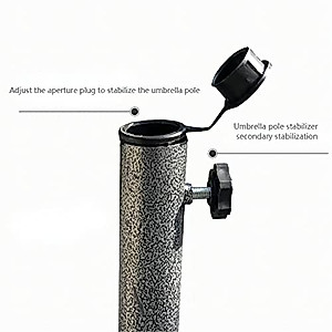 YEUQWJ Foldable Patio Umbrella Base Holder，Tempered Iron Umbrella Stand Bracket，Portable Outdoor Sunshade Anchor， Christmas Tree Support