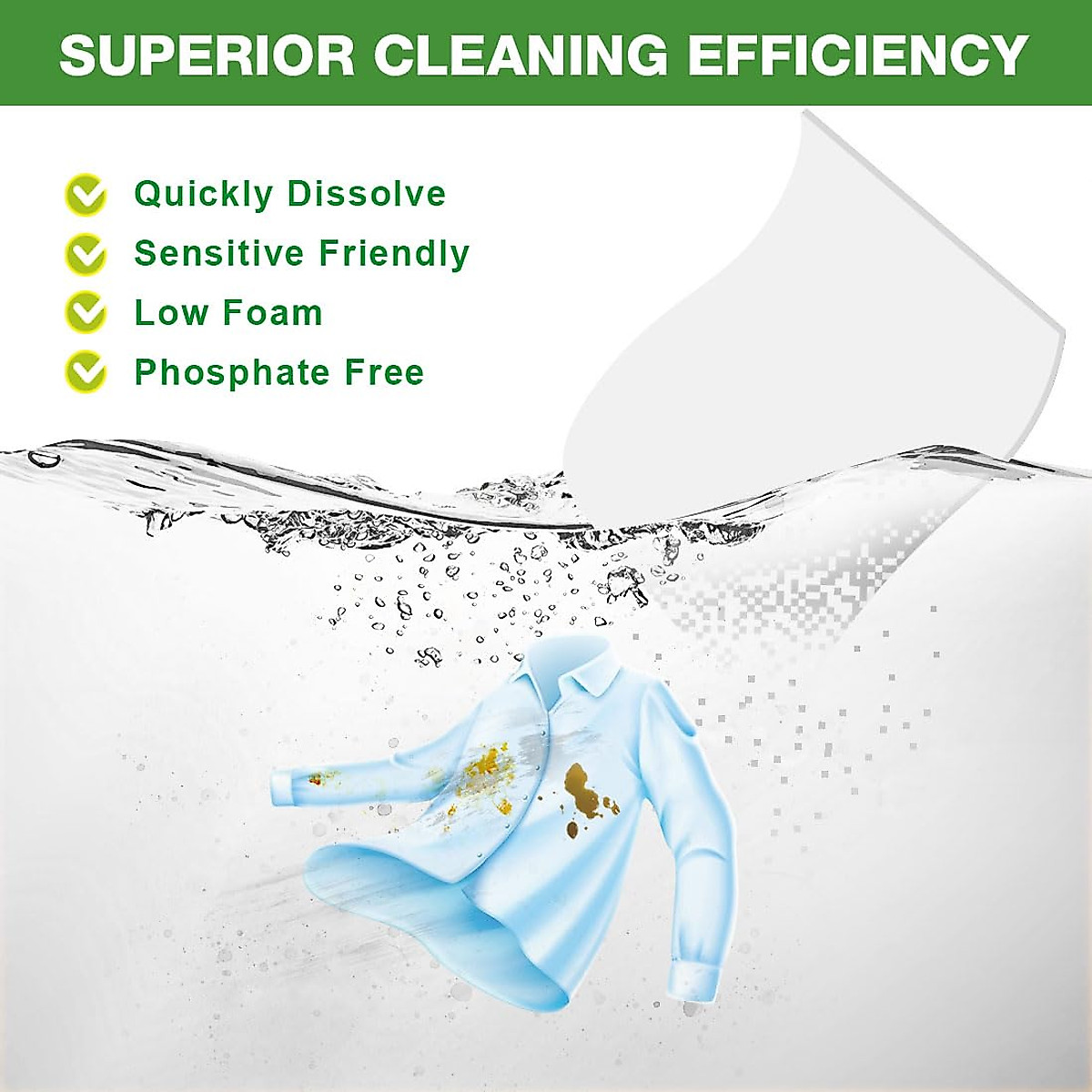 HOMEXCEL Laundry Detergent Sheets Fresh Scent Eco-Friendly, (100 Loads) 50 Washer Sheets, Plastic-Free Laundry Soap Sheets, Hypoallergenic Liquid Less Clear Strips for Travel, Home Clothes Washing