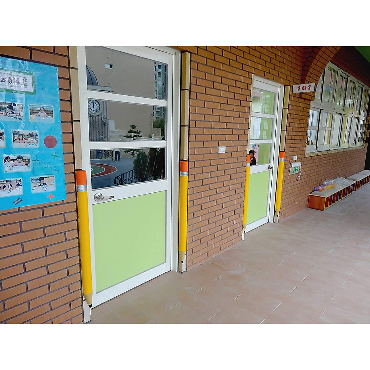 Boing Safety | Corner Guard Strip | Pencil | Yellow | 4 Pack