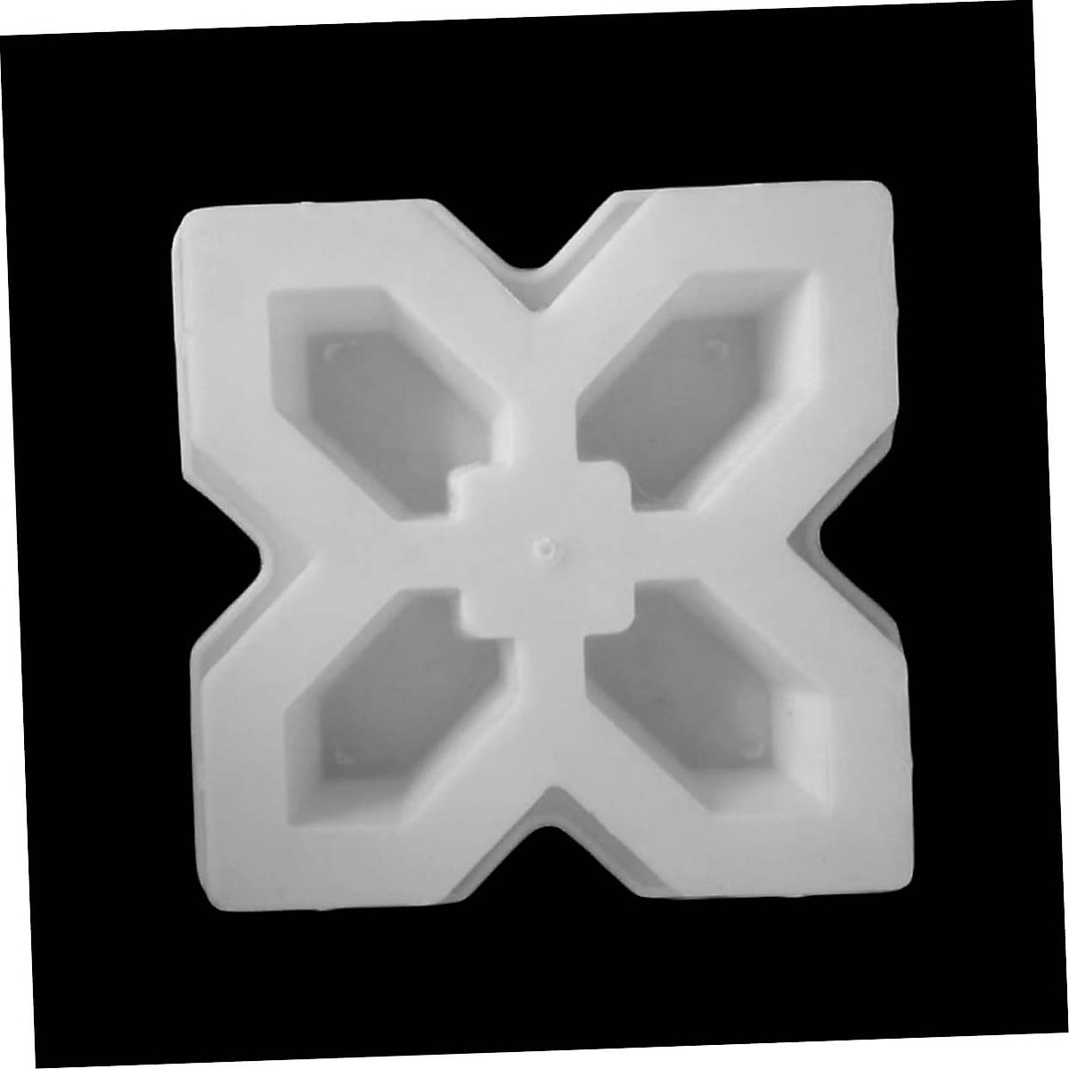 Happyyami Plastic Floor Mold Concrete Paving Mold molds Garden Paving Mold Pavement Mold molding Cement Floor Tile Mold Cement Brick Mold DIY Maker Paving Mould Paving Bricks White Stepping
